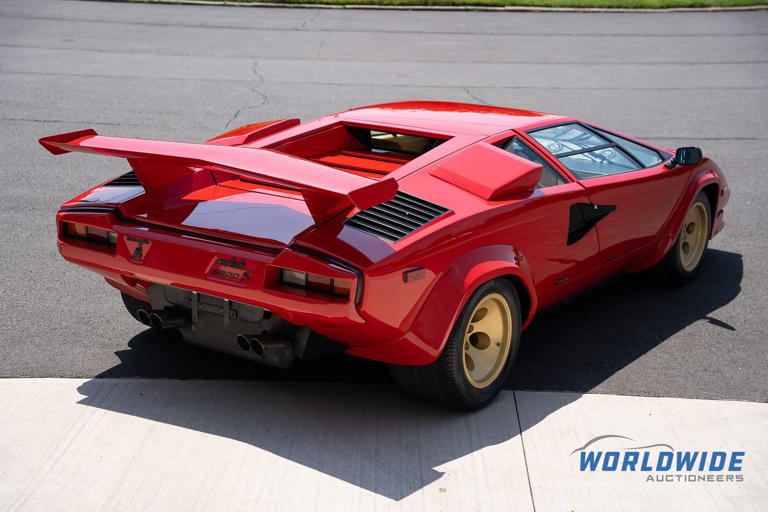 Rare 1985 Lamborghini Countach 5000S U.S.-Spec Heads to Auction