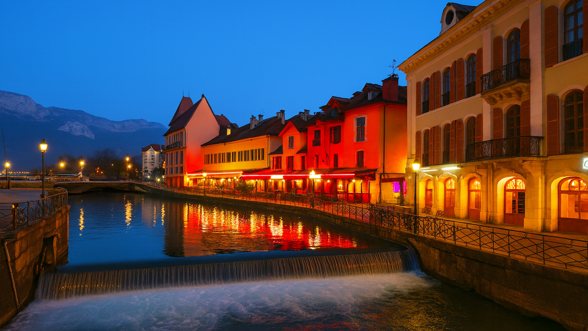 Evening Walk in Annecy France, the Picturesque Alpine Town