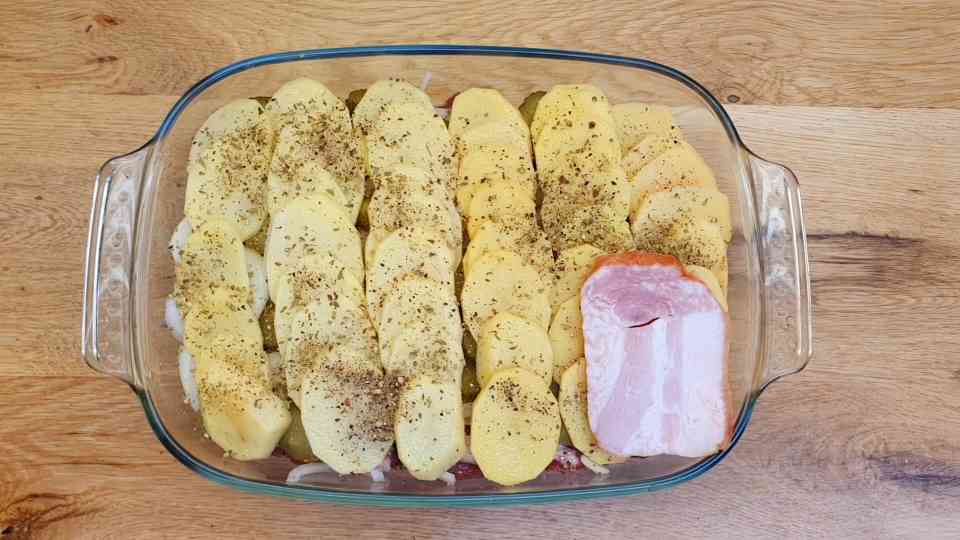 Rezept für ein köstliches Abendessen, sehr schnell und einfach zuzubereiten