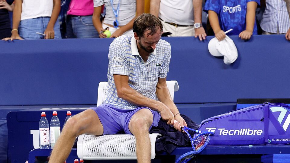 Viral video: Medvedev smashes racket after US Open as photographer ...