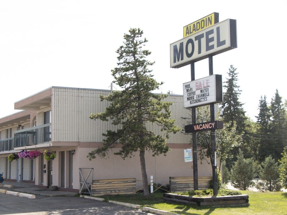 Arrests, drugs, gun seized after police raid on Edmonton's Aladdin Motel