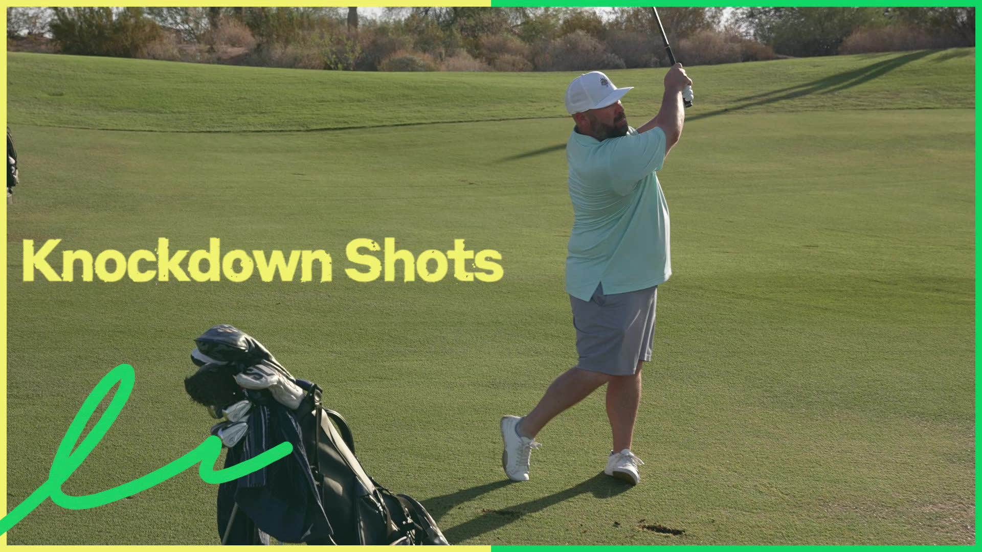 Make this slight adjustment when hitting a knockdown shot | Play Smart