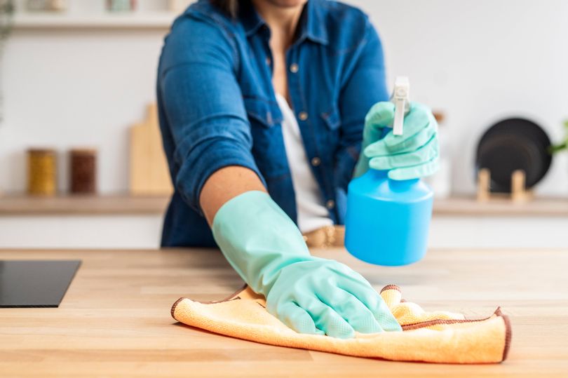 Homemade cleaning spray will cut through grease with just two natural ...