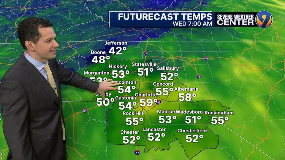 Tuesday afternoon's forecast with Meteorologist Joe Puma