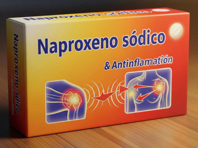 ¿Qué es el naproxeno sódico y cuáles son sus efectos secundarios?