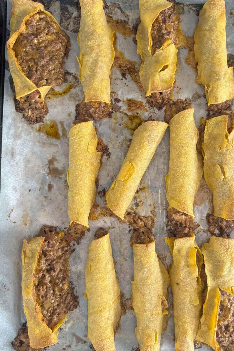 Rolled Tacos Baked and Crispy Taquitos