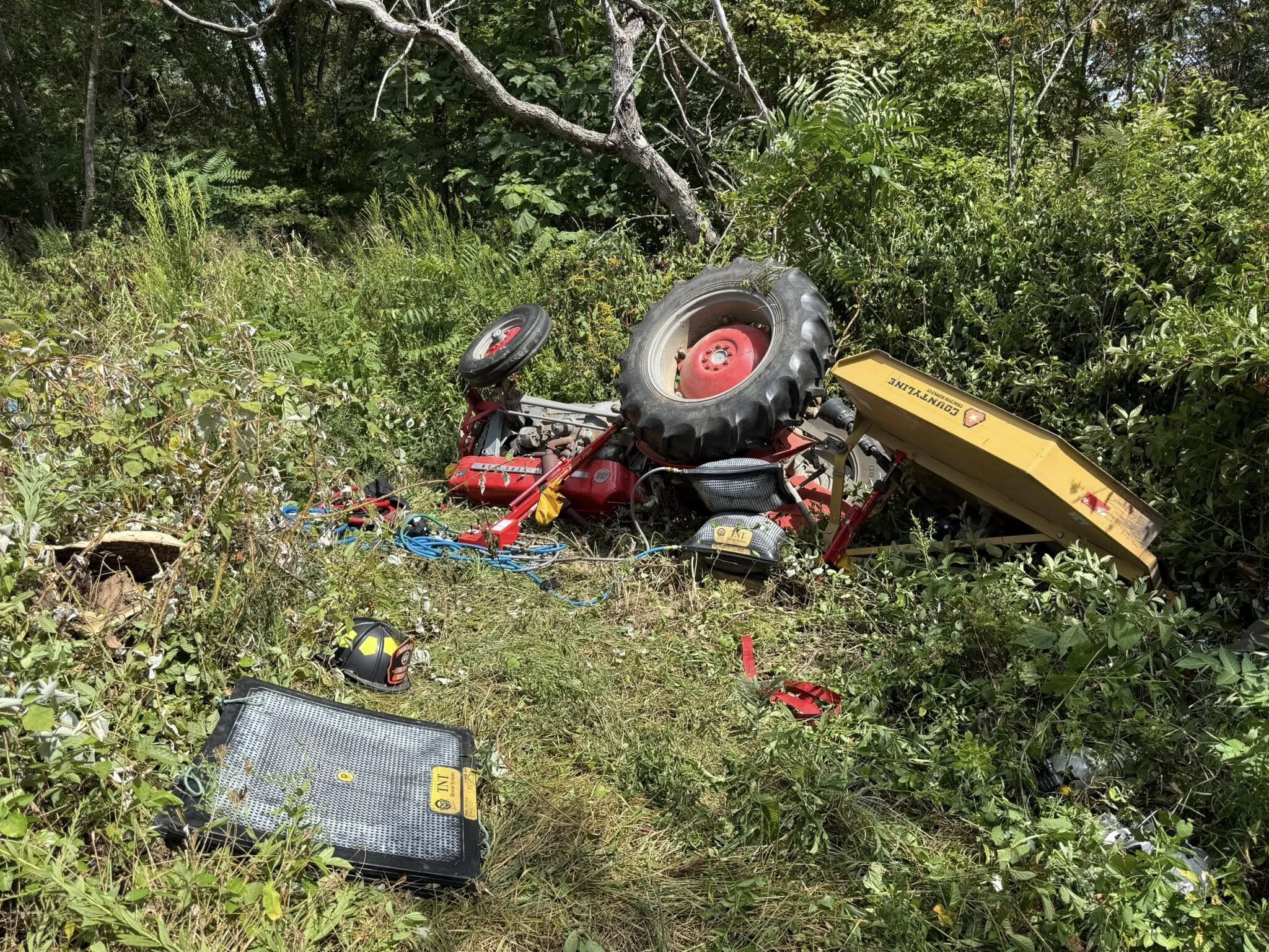 Kentucky crews rescue person trapped underneath tractor