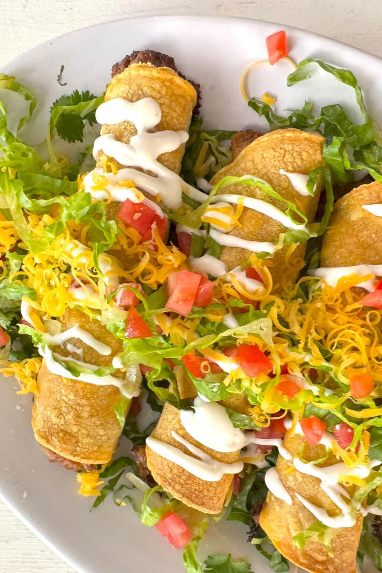 Rolled Tacos Baked and Crispy Taquitos
