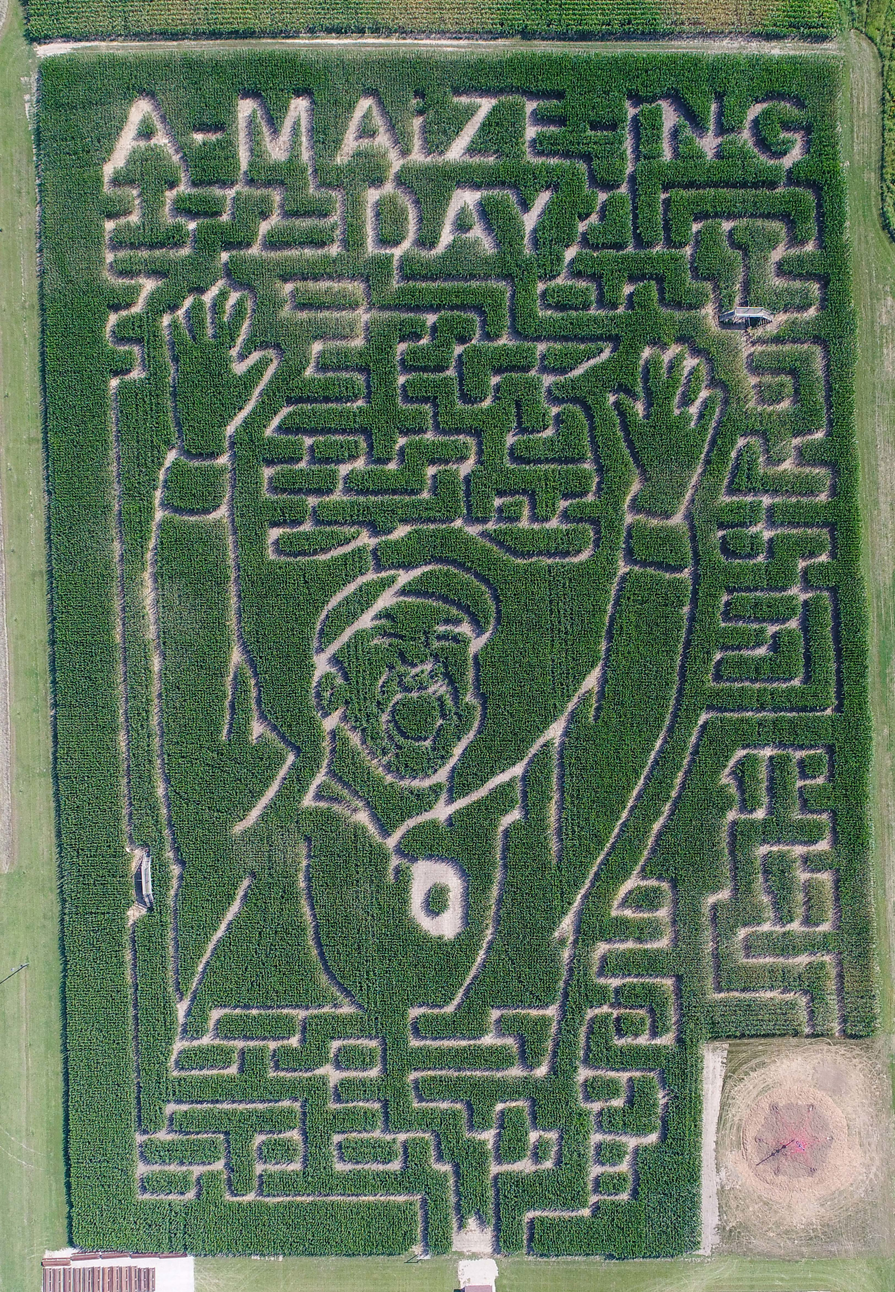 Ryan Day’s face carved into corn maze ahead of Ohio State football season