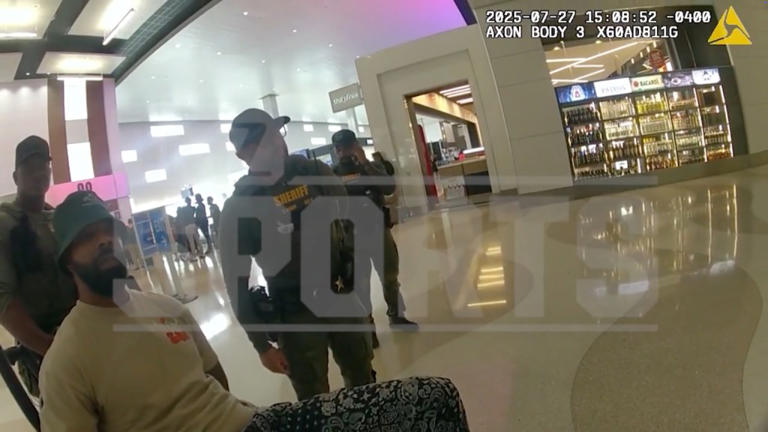 Shocking video shows Marcus Morris being arrested in shackles at ...