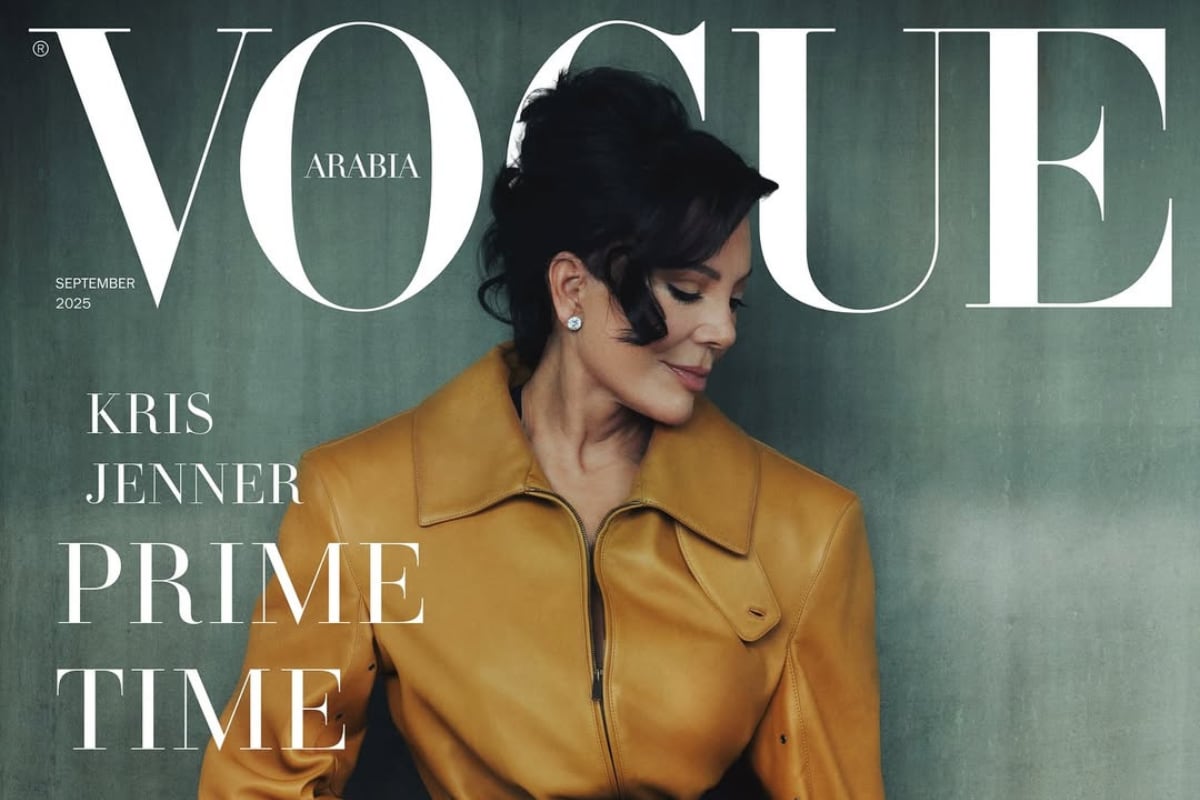 Kris Jenner deslumbra con su nuevo rostro en la portada de Vogue Arabia