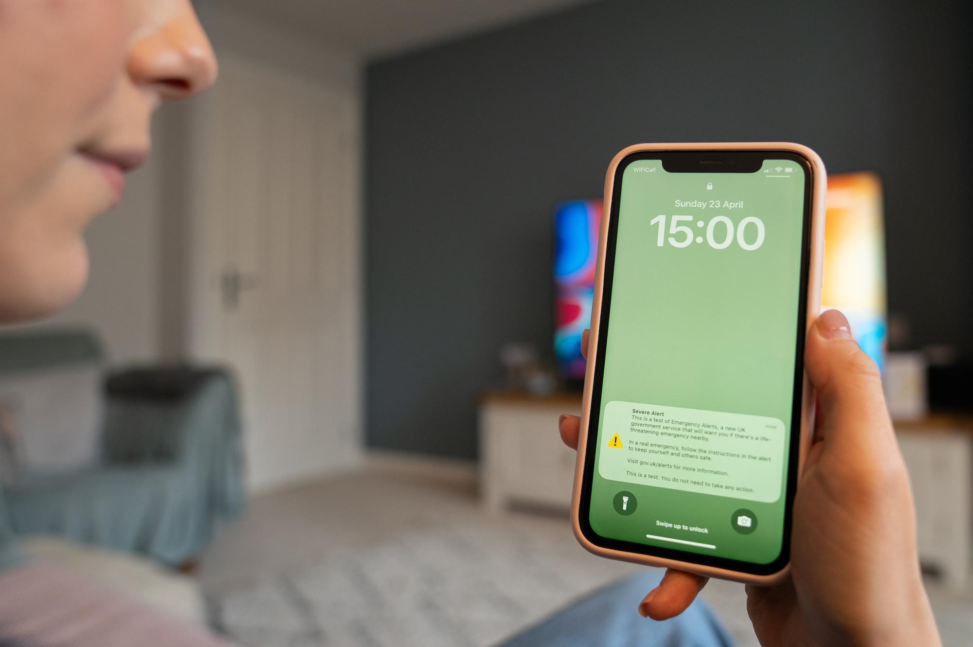 Second test drill for national mobile alert
