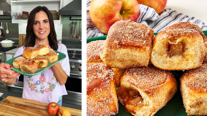 Apple Cider Hawaiian Roll Donuts