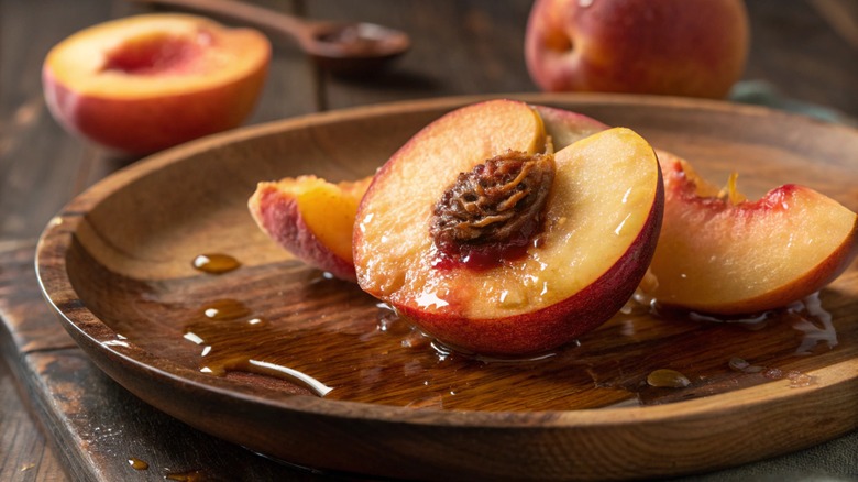 Don't Throw Out Peach Pits — They Can Be Used To Grow Trees