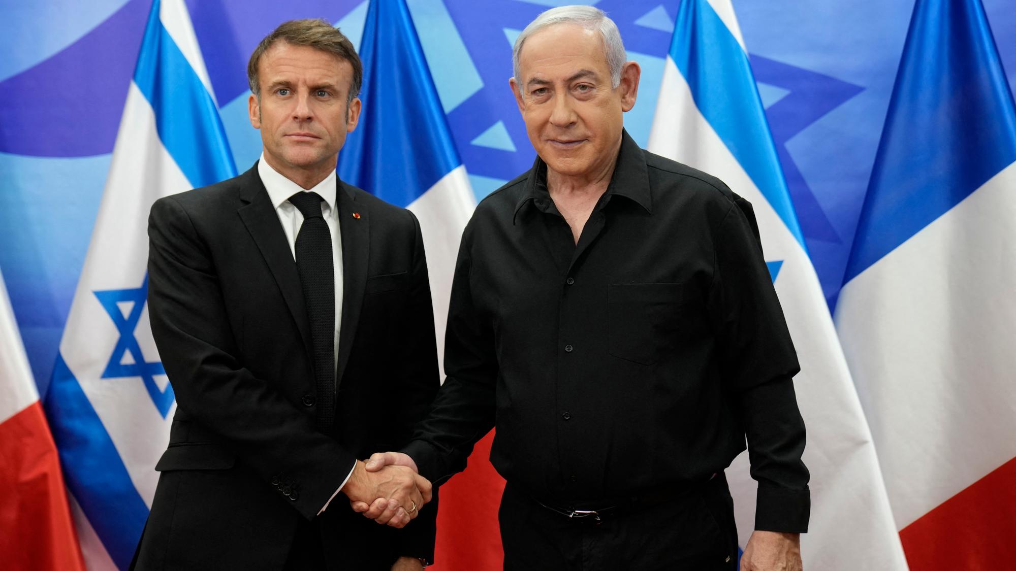 Emmanuel Macron répond sèchement à Benjamin Netanyahu sur l ...