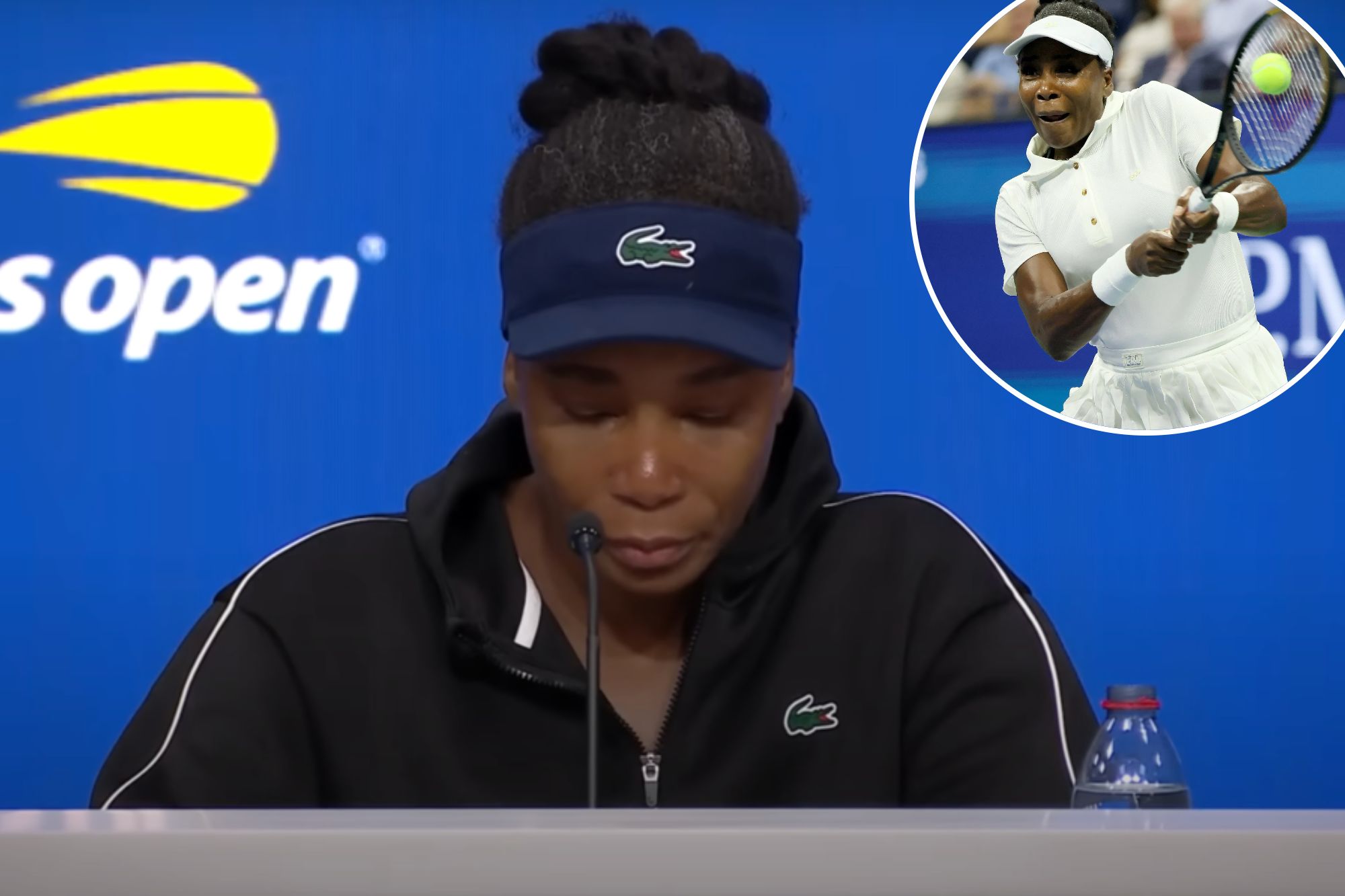 Venus Williams’ emotional US Open press conference cut short in ...
