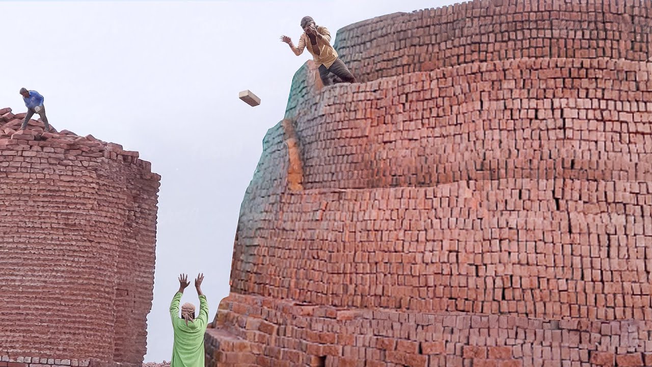 How They Still Produce Millions of Tiny Clay Bricks the Ancient Way..