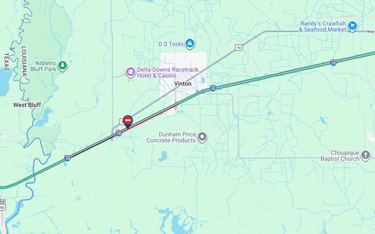 I-10 East reopened near Vinton