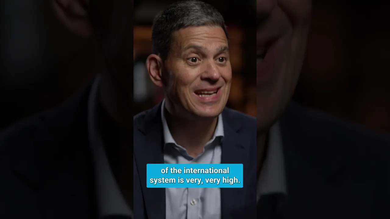 The tragedy of war #davidmiliband #gzeroworld