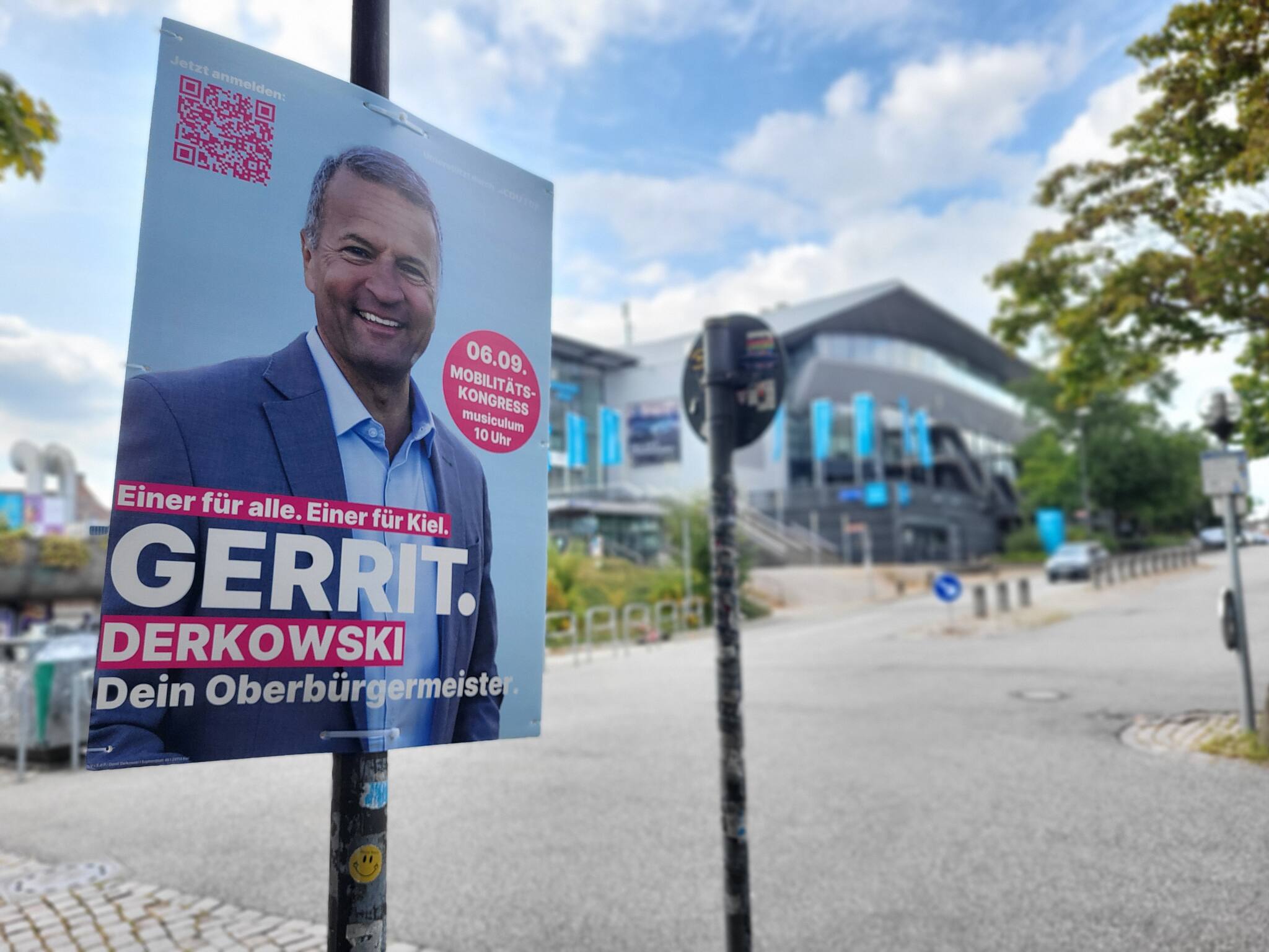 OB-Wahl in Kiel: Ist dieses Plakat von Gerrit Derkowski erlaubt?