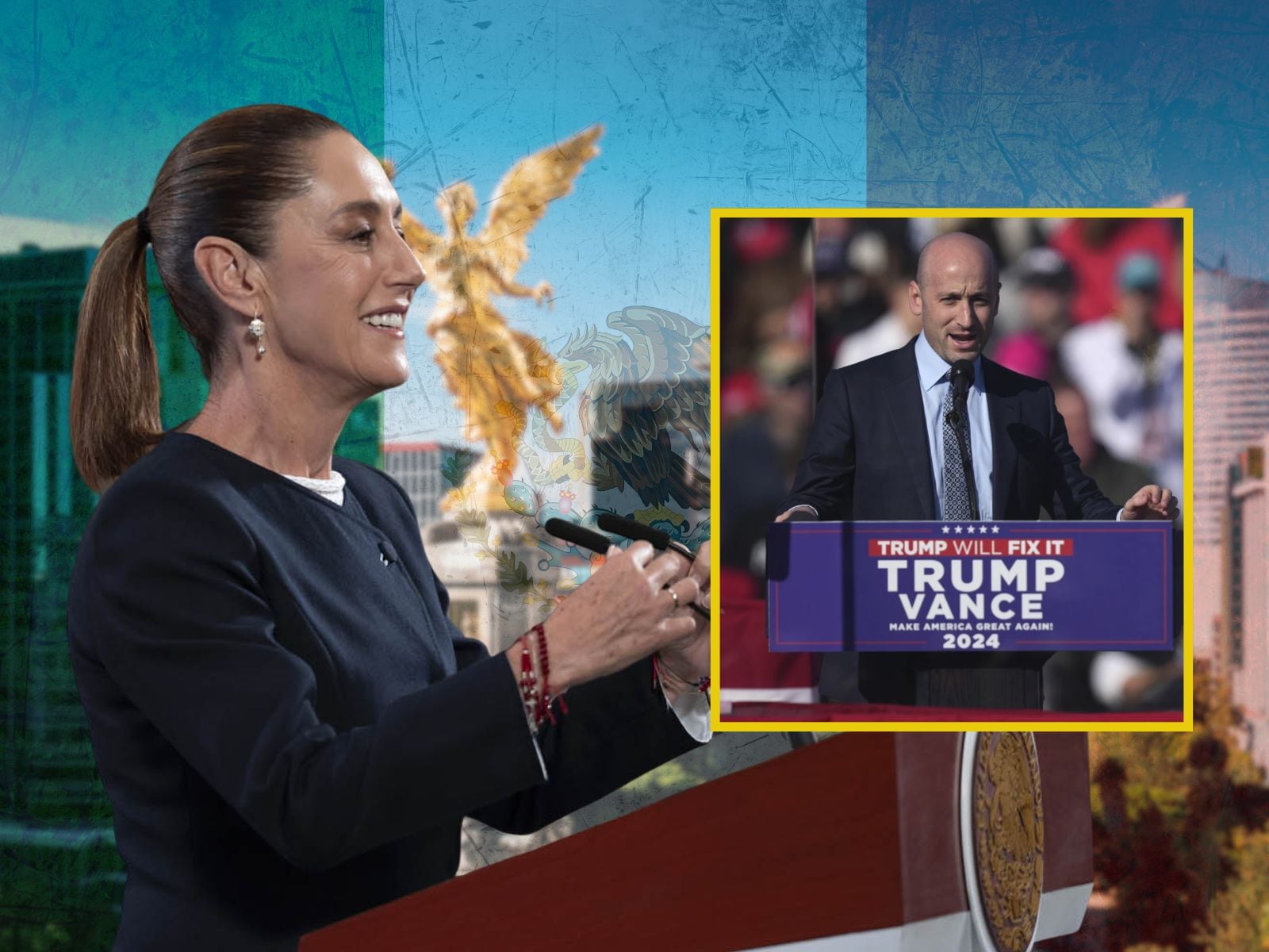 “Hay menos delitos”: Claudia Sheinbaum responde al asesor de Trump ...