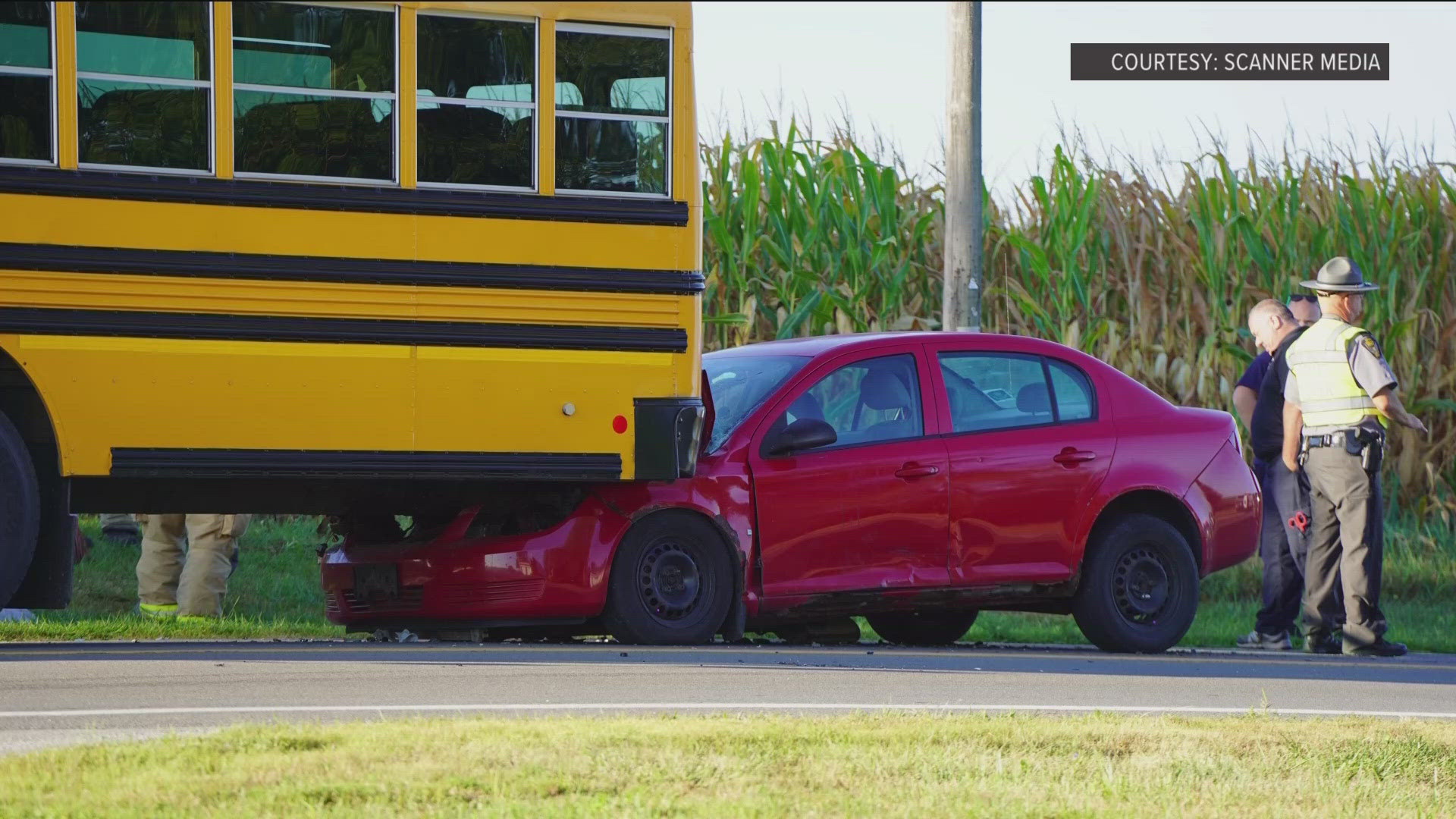 No students injured in Elmwood Local Schools bus crash Tuesday morning ...