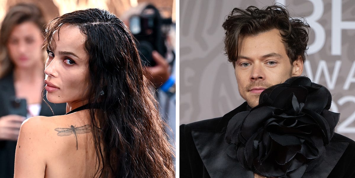 Zoë Kravitz’s dad, Lenny, left a comment on Harry Styles’s album ...