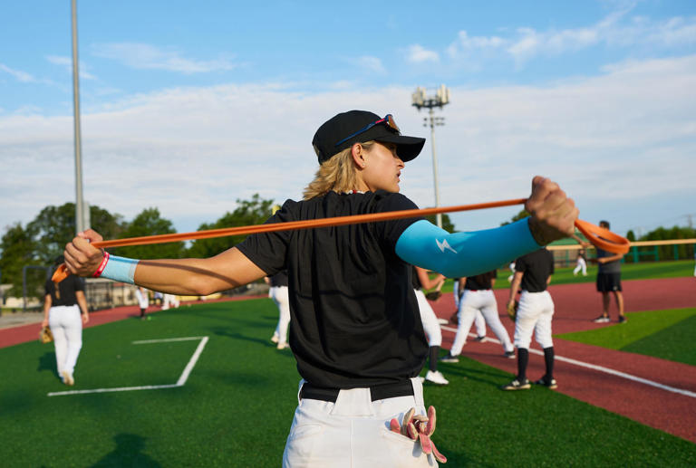 The next league of their own: Hundreds of women's baseball players try ...