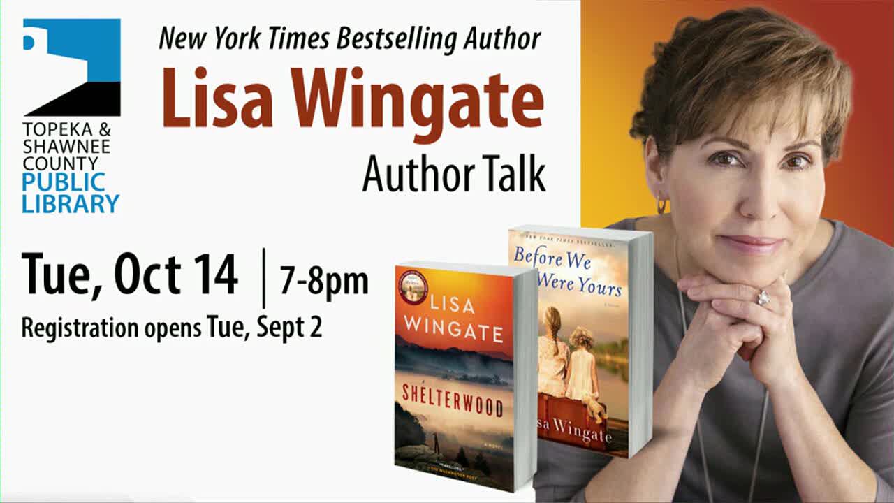 Author Lisa Wingate sets Topeka visit