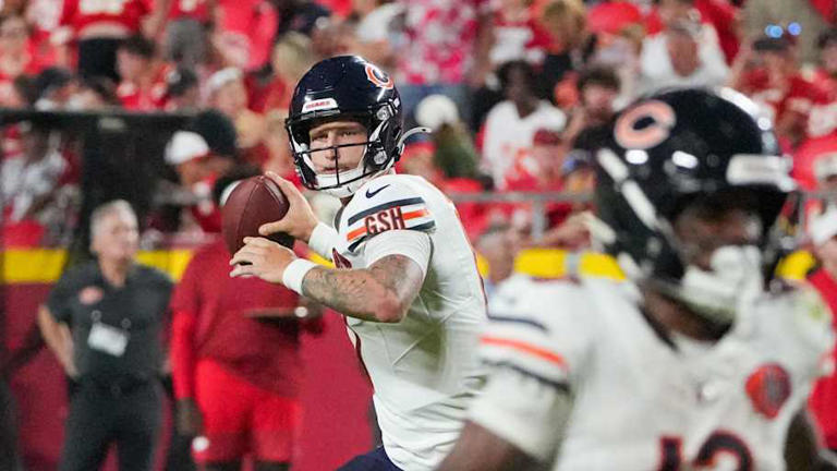 Tyson Bagent dubbed big winner from Chicago Bears' roster cuts