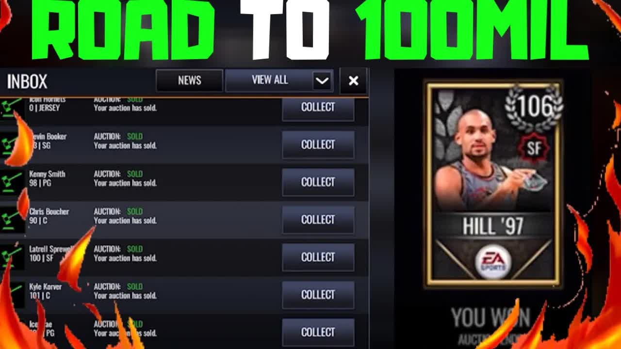 *MADE MILLIONS IN SECONDS* IN ROAD TO 100 MILLION COINS IN NBA LIVE ...