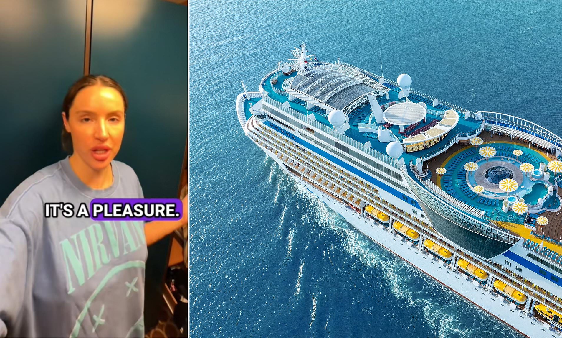 Cruise ship worker reveals it's not all 'glitz and glam' on board