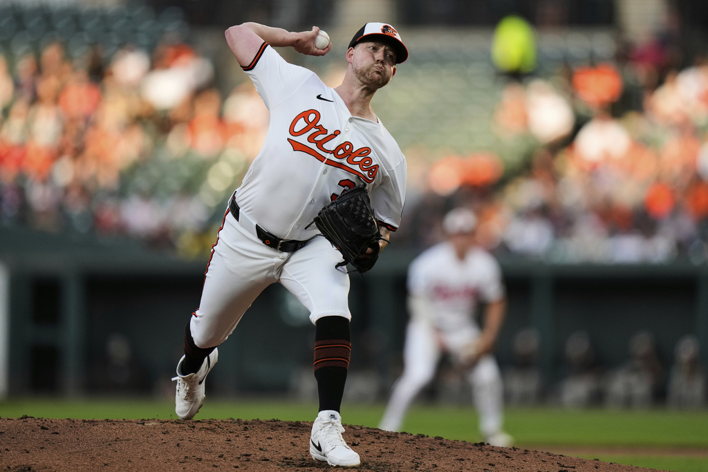 Orioles' Kyle Bradish strikes out 10 in 6 innings in his return from ...