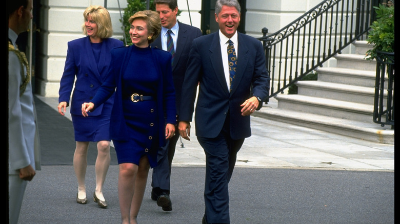 Hillary Clinton's Jaw-Dropping First Lady Fashion Moments Put Melania ...