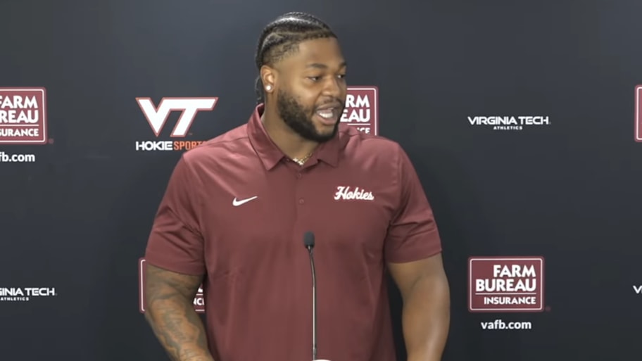 Everything From Virginia Tech DL Kelvin Gilliam At Tuesday's Press ...