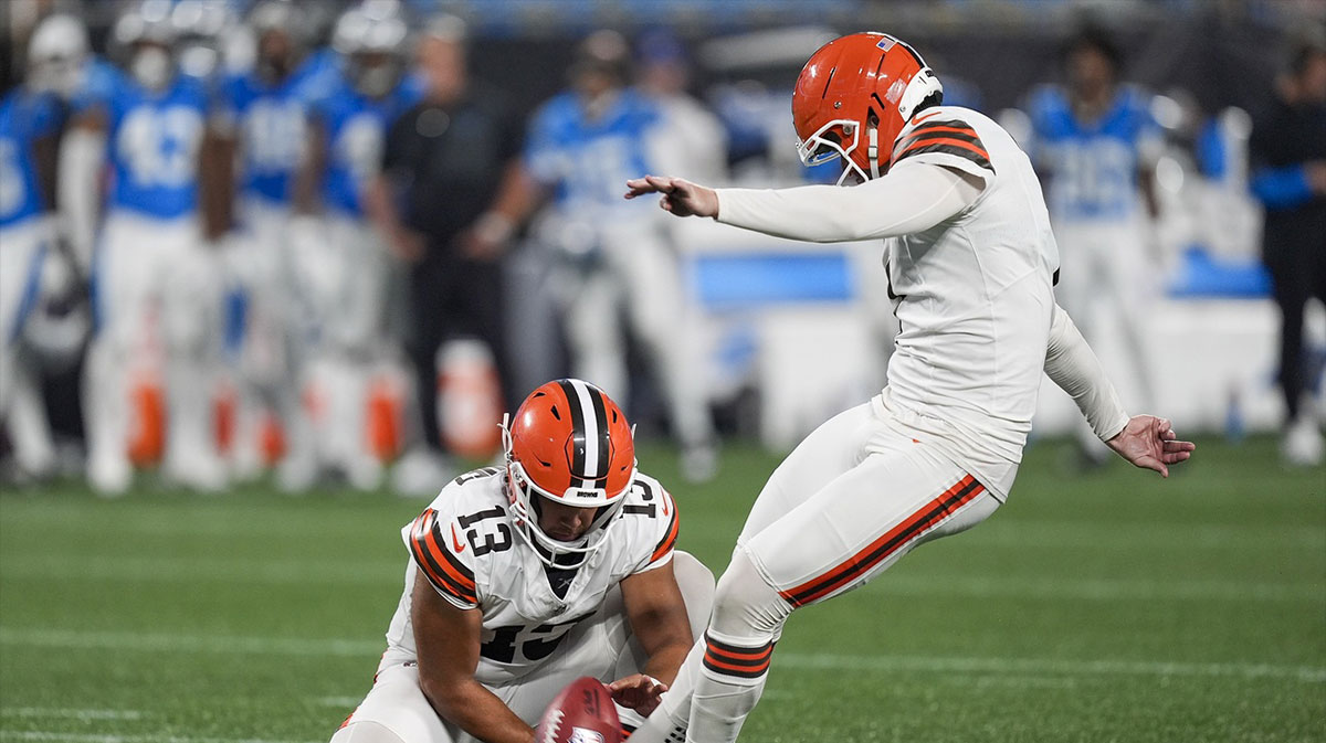 Browns cut 10-year veteran kicker