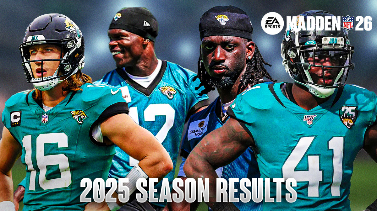 Jacksonville Jaguars 2025 Season Results according to Madden 26