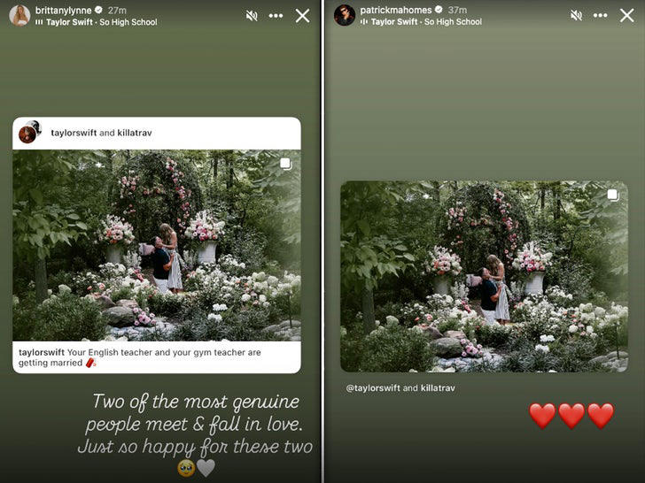 Patrick, Brittany Mahomes Celebrate Taylor Swift's Engagement To Travis ...