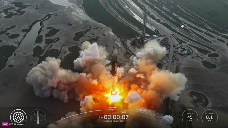 SpaceX launches 10th Starship test flight