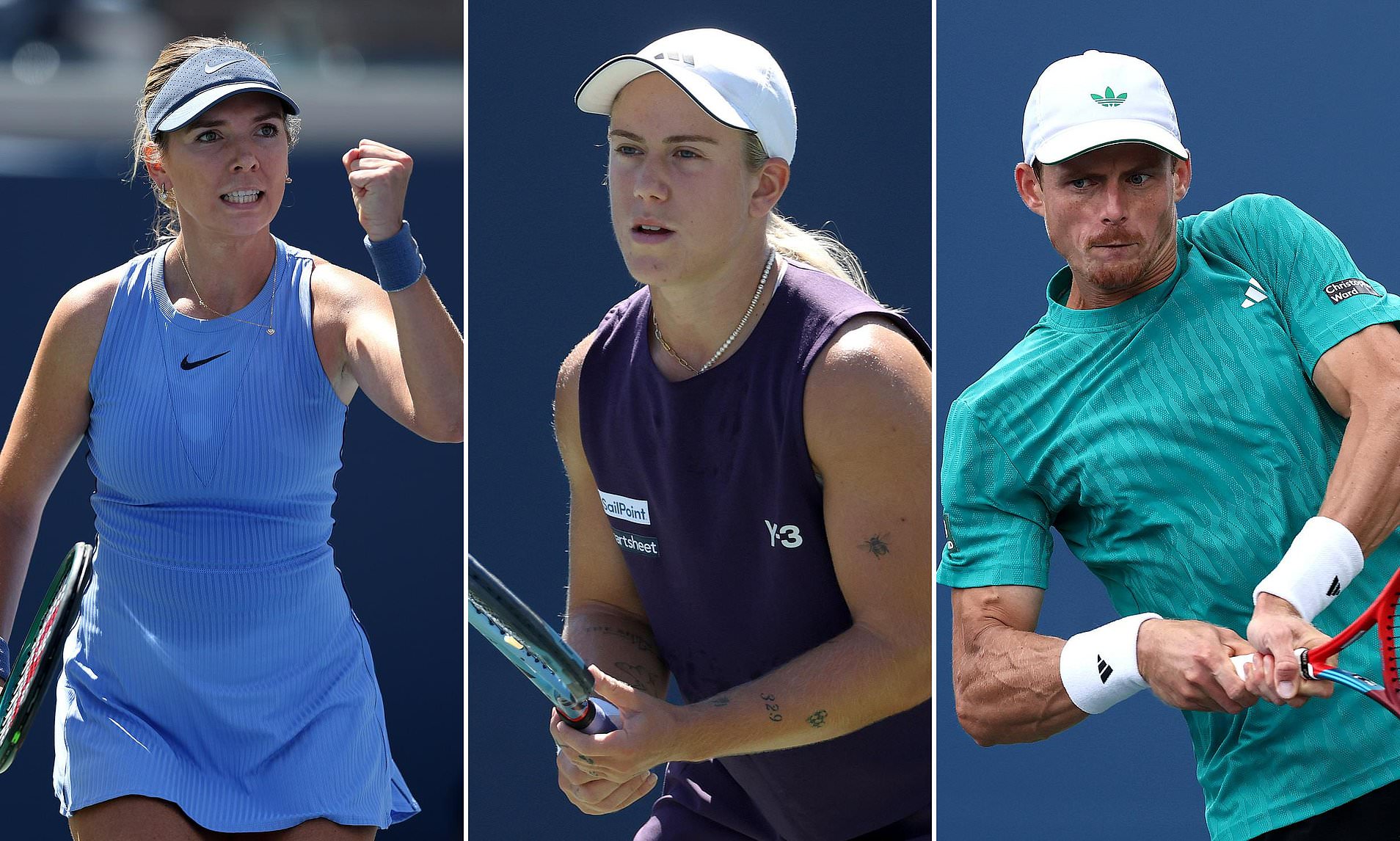 British stars suffer third-day wipeout at US Open as FOUR stars dumped ...