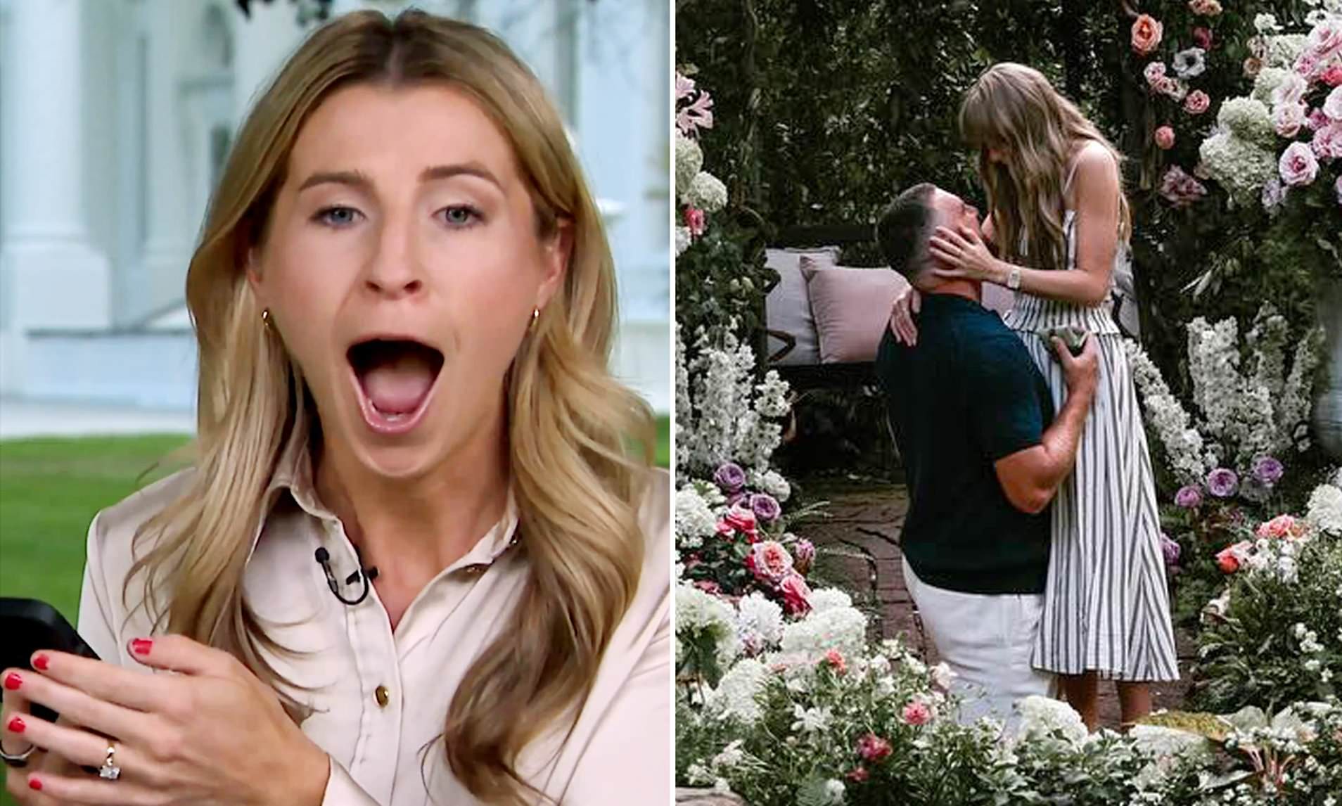 Priceless moment CBS reporter learns about Taylor Swift engagement ...