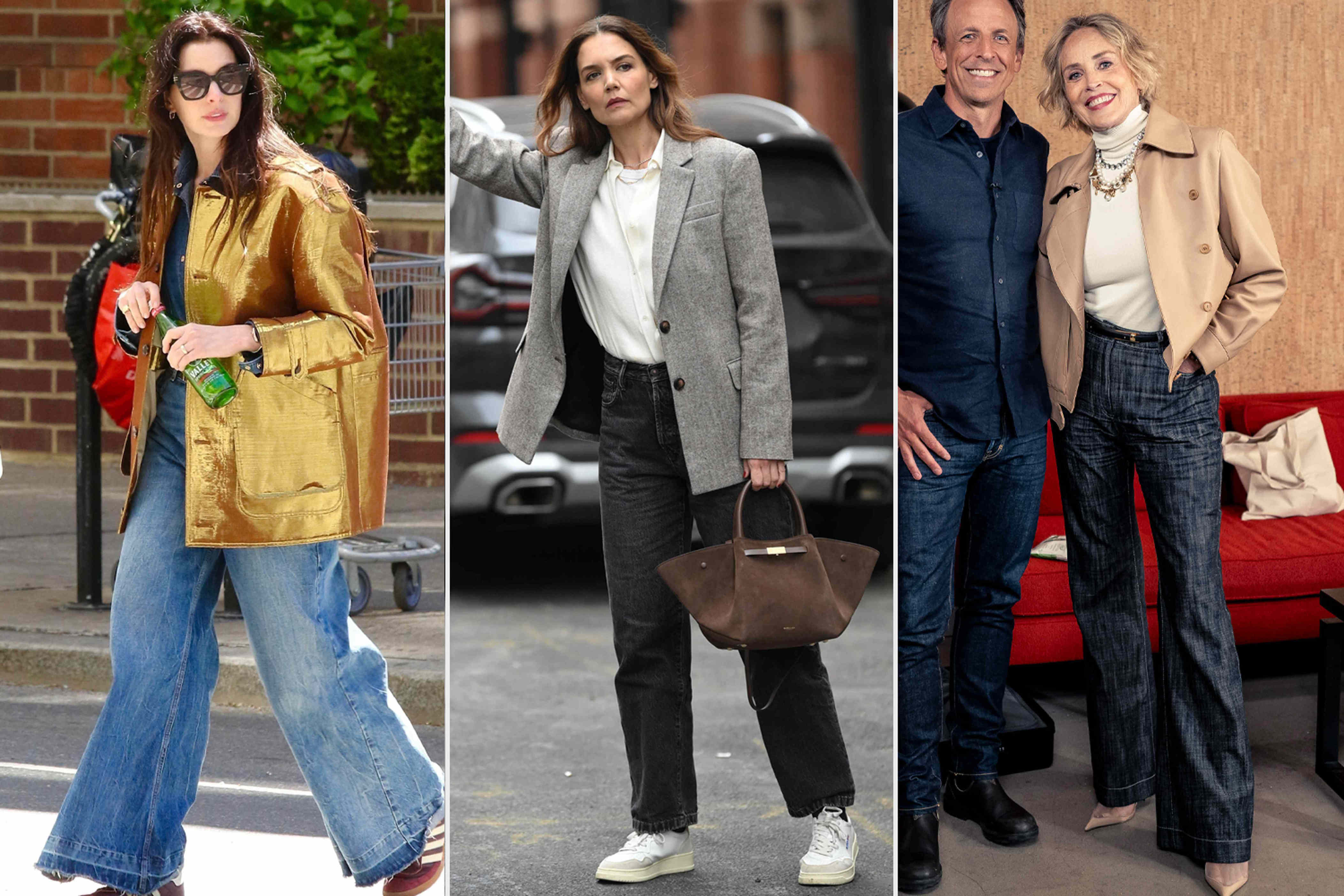 Anne Hathaway, Katie Holmes, and More Stars Are Stepping Out in Fall ...