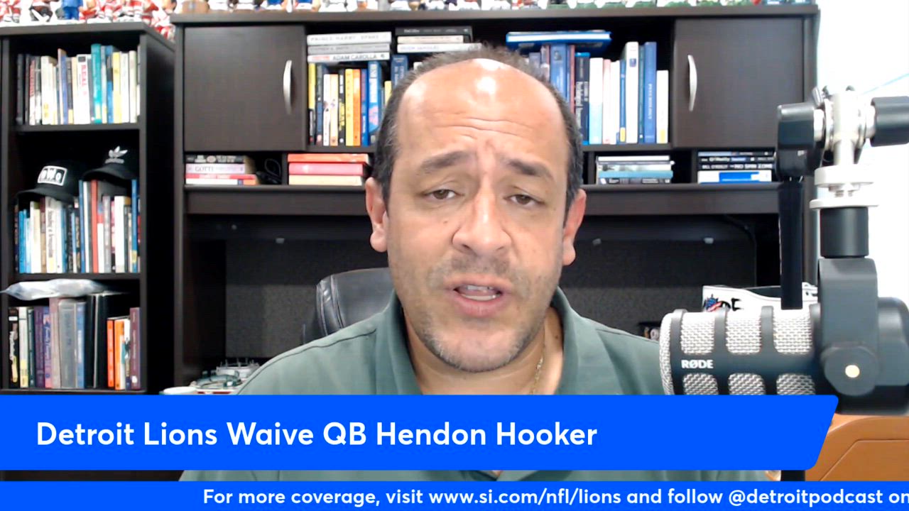 Detroit Lions Waive Quarterback Hendon Hooker