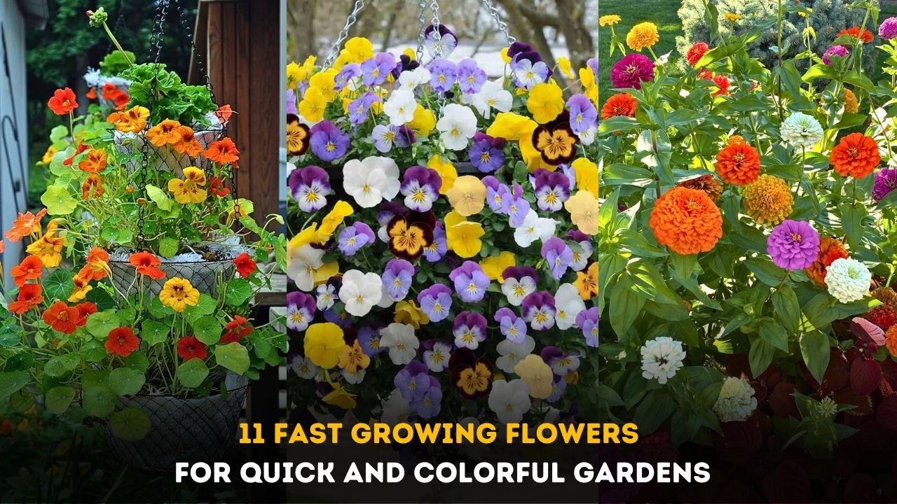 11 Fast Growing Flowers for Quick and Colorful Gardens