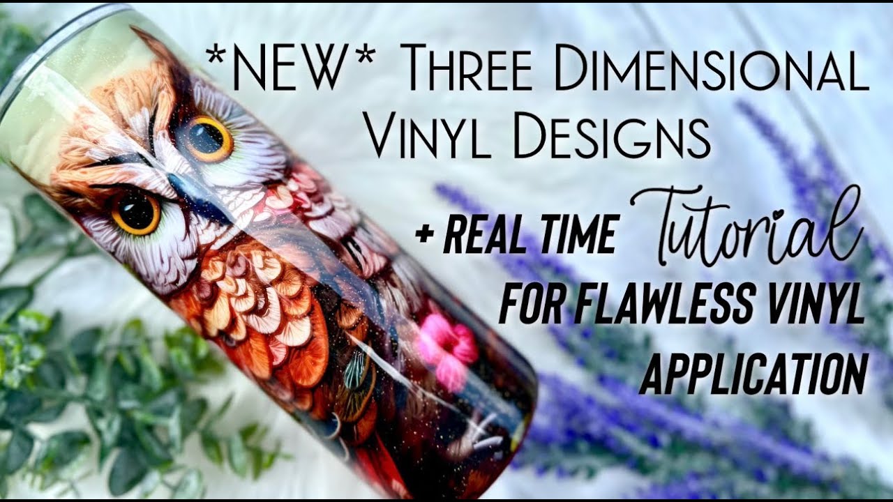 New Three-Dimensional Vinyl Design – Real-Time DIY Tutorial