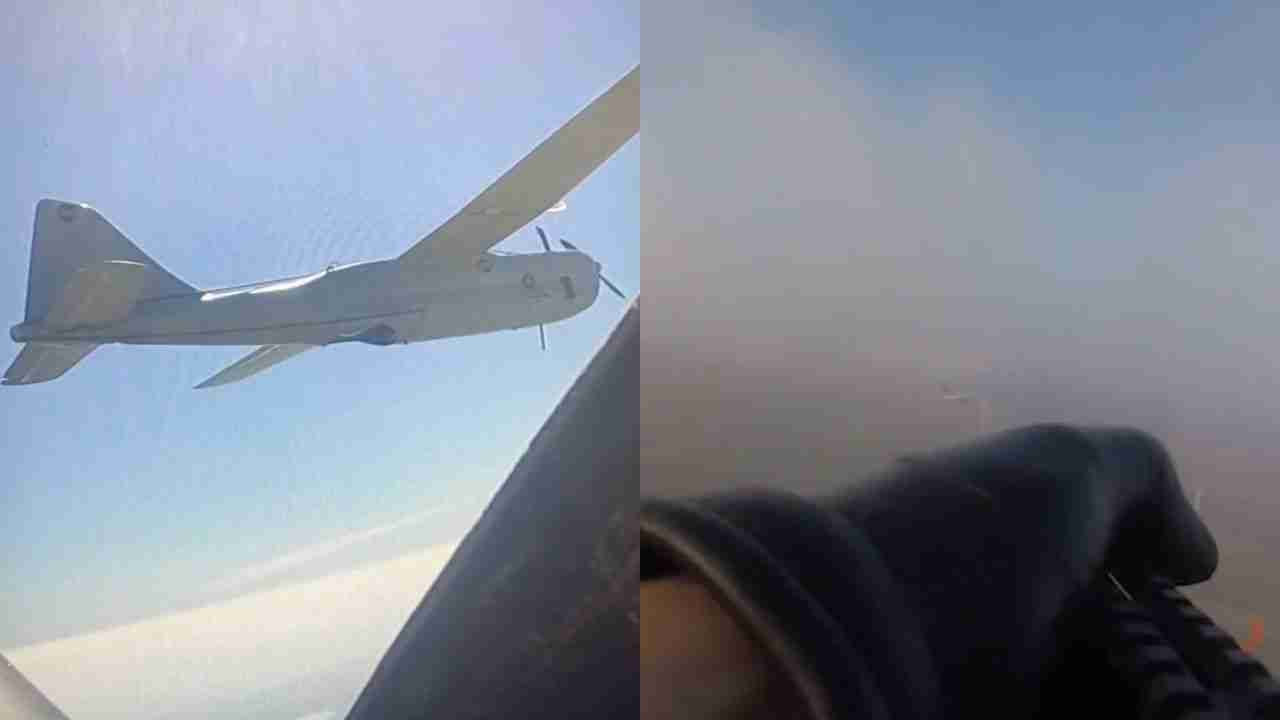 Ukrainske piloter skyter ned russiske droner med hagle fra gamle propellfly