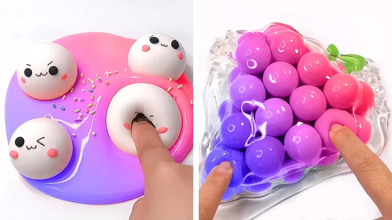 Oddly Satisfying Slime ASMR No Music Videos - Relaxing Slime 2023
