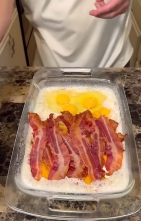 Bacon, Sausage & Egg Pancake – Breakfast Perfection!
