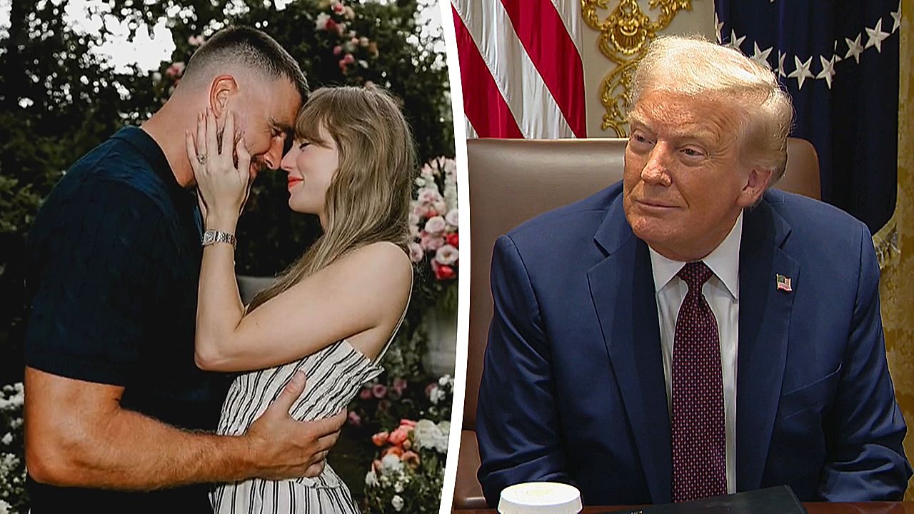 „Viel Glück“: Trump schickt überraschend Verlobungsgrüße an Taylor Swift und Travis Kelce