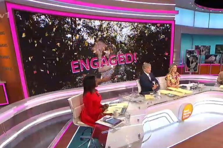 Good Morning Britain star 'revels in romance' after engagement announcement